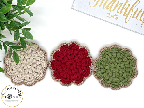 Ravelry: Angela's Coasters pattern by The Crochet Village