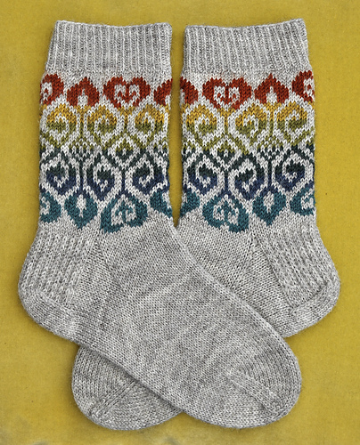 Ravelry: Colours of Norway Socks pattern by The Dutch Sheep