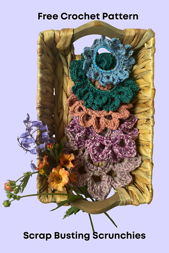 Ravelry: Stash Busting Crochet Scrunchie pattern by Ciara Doyle