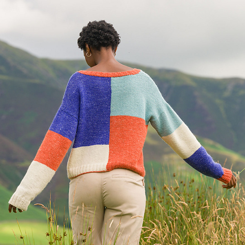 Ravelry: Radiant Panels Pullover pattern by The Fibre Co.