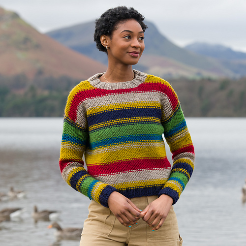Ravelry: All Stripes Sweater (Super Bulky) pattern by Sylvia Watts-Cherry