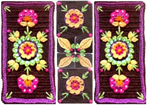 Ravelry: PRINCE ALBERT Floral Panel pattern by The Floral Hook