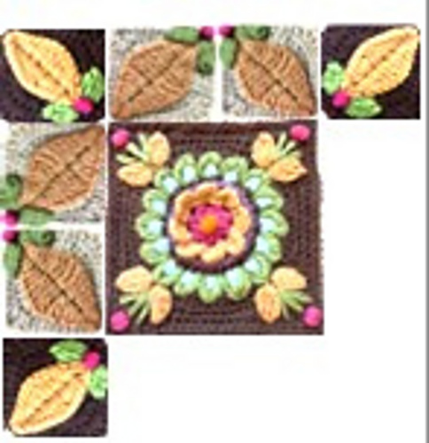 Ravelry: PRINCE ALBERT Floral Panel pattern by The Floral Hook