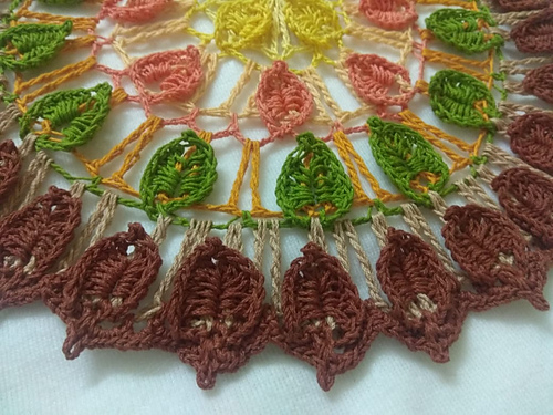Ravelry: The Leaf Dance Mandala pattern by Viva