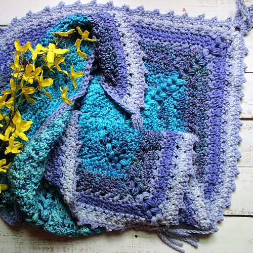 Ravelry: Onawa Trestle Wrap pattern by The Happy Peapod