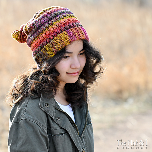 Ravelry: Slouchy Boho Beanie pattern by Marken of The Hat & I