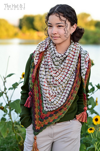 Ravelry: Shades of Fall Shawl pattern by Marken of The Hat & I