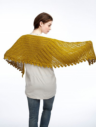 Ravelry: Slice of Nice Shawl pattern by Bernat Design Studio