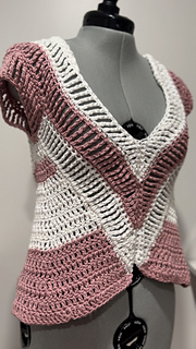 Ravelry: V-Swing Reversible Top pattern by H MacMichael