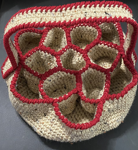 Ravelry: Sunflower Egg Collecting Basket pattern by TheHomemadeHen