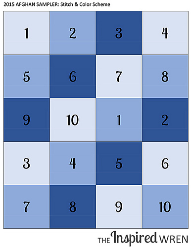 Ravelry: Afghan Sampler 2015 pattern by Ren M