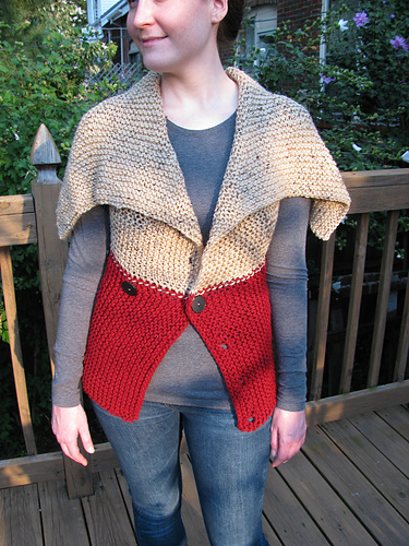 Ravelry: Convertible Garter Vest pattern by The Knit Knot