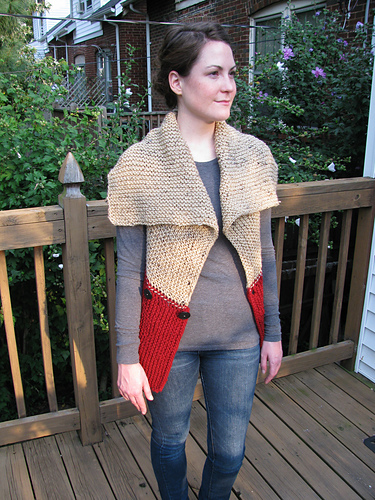 Ravelry: Convertible Garter Vest pattern by The Knit Knot