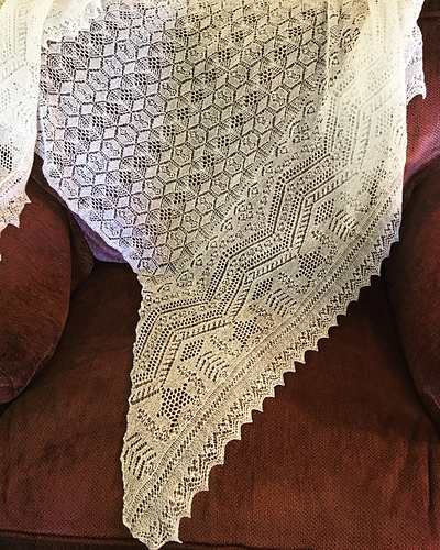 Ravelry: Shetland Stars Square Shawl (Outlander) pattern by A Passion ...