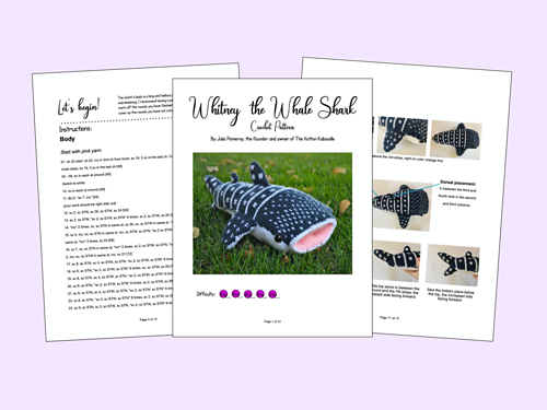 Ravelry: Whitney the Whale Shark pattern by Julia Pomeroy