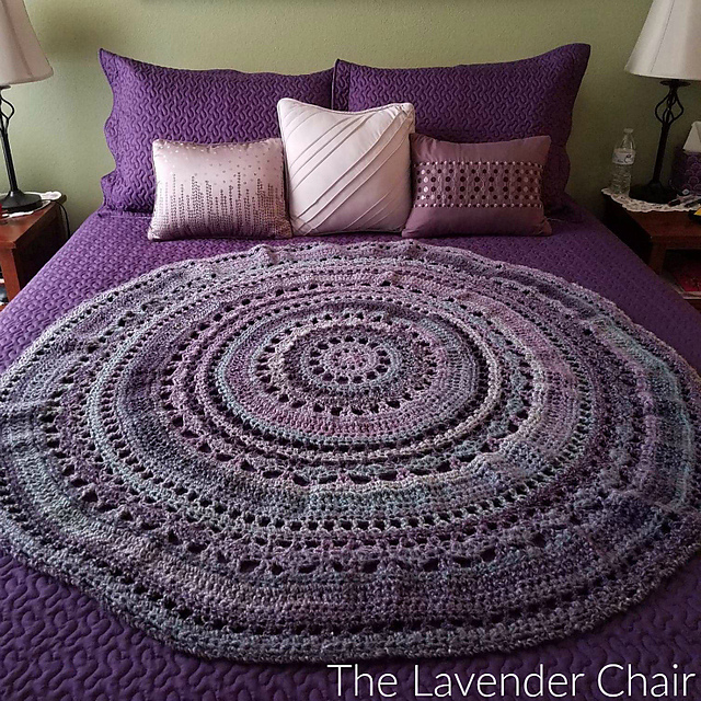 Ravelry: Wagon Wheel Circular Blanket pattern by Dorianna Rivelli