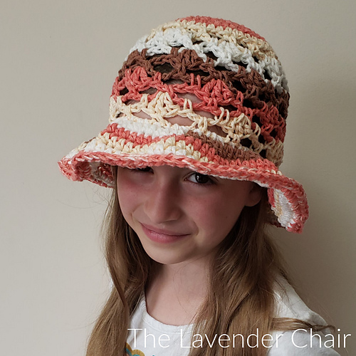 Ravelry: Meshy Shells Child Sun Hat pattern by Dorianna Rivelli