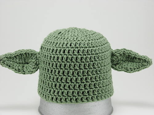 Ravelry: Yoda Inspired Hat with Wired Ears pattern by Amanda Lillie