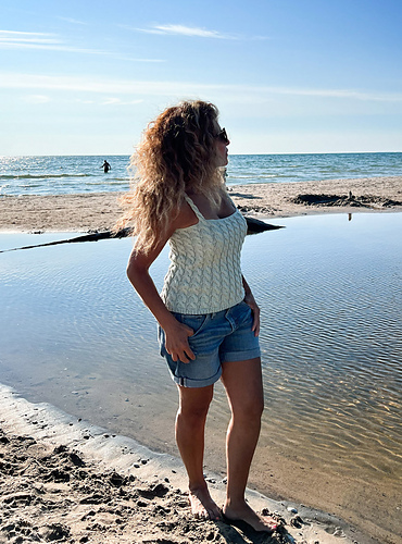 Ravelry: Sage Cable Camisole pattern by The Obsessed Blog