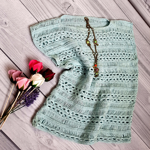 Ravelry: Summer meshed top. pattern by ThePoshCrochet