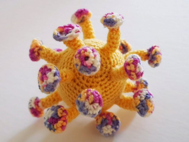 Ravelry: Crocheted virus pattern by Tahani Baakdhah
