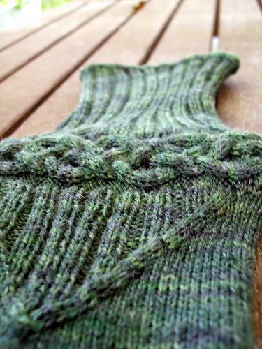 Ravelry: Elphaba's Revenge Socks pattern by Sarah Wilson