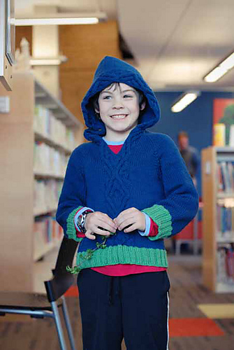 Ravelry: Squirm Children's Hoodie pattern by Sarahlois Wilson