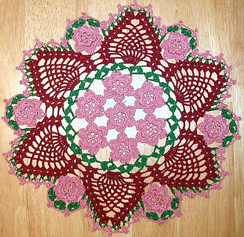 Ravelry: Rose Garden Doily pattern by Valmay Flint