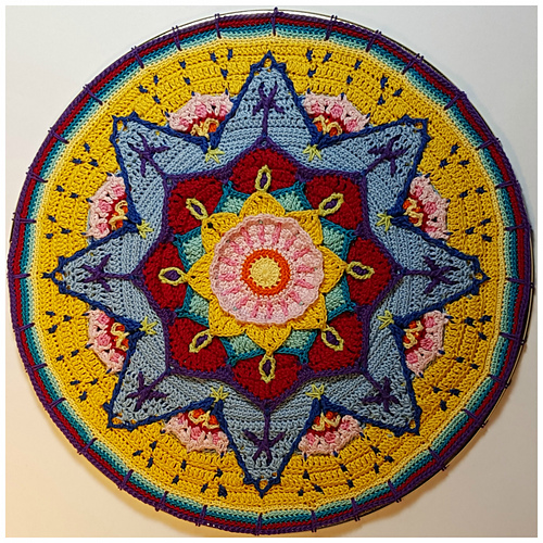 Ravelry: 8 Fold Path Mandala pattern by The Stitchhikers