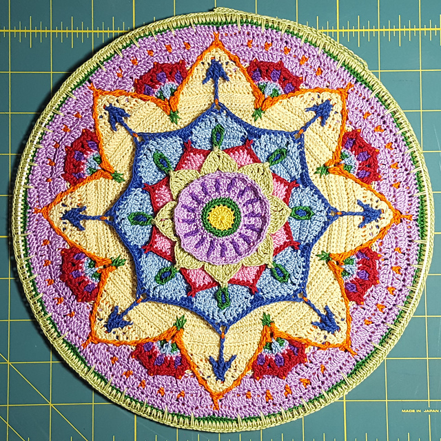 Ravelry: 8 Fold Path Mandala pattern by The Stitchhikers