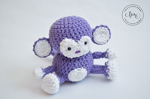 Ravelry: Penelope the Purple Monkey pattern by Amy Ramnarine