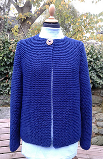Ravelry: DY Chunky Garter Stitch Jacket pattern by Sue Goldthorpe