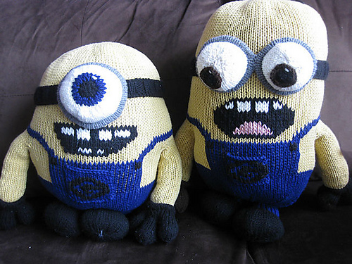 Ravelry: Bruce & Norm, the Despicable Minions pattern by Kimberly Golynskiy