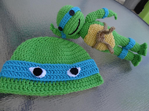 Ravelry: Teenage Mutant Ninja Turtle pattern by Nichole's Nerdy Knots