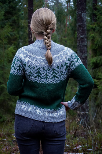 Ravelry: Snowy Forest Sweater pattern by Home of Cords