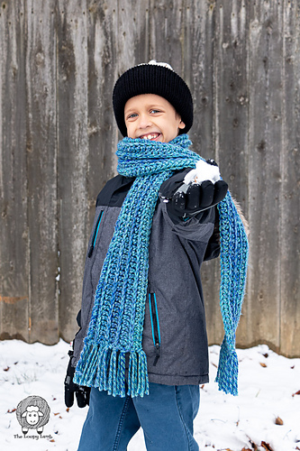 Ravelry: Easy Chunky Crochet Scarf for Kids pattern by Ashley Parker