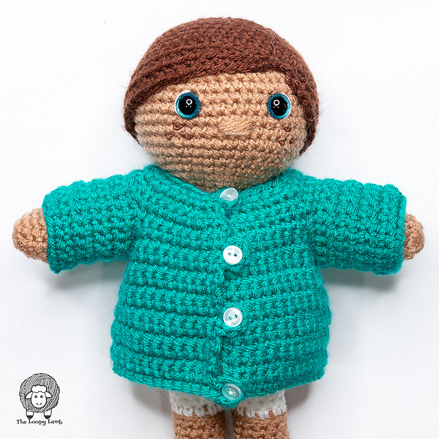 Ravelry: Crochet Doll Jacket pattern by Ashley Parker