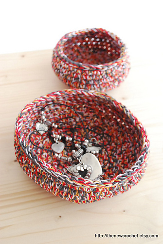 Ravelry: Multi-colored bowls pattern by The New Crochet