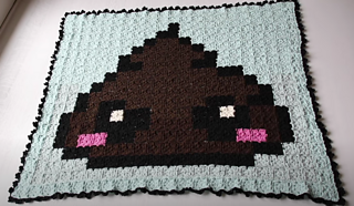 Ravelry: Emoji Pixel Blanket pattern by The Unruly Stitch