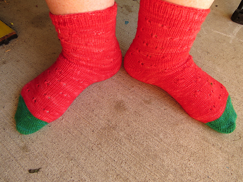 Ravelry: Strawberry Jam socks pattern by The Yarn Enabler