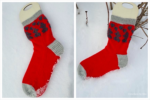 Ravelry: The Gingerbread Family Socks pattern by Fay Lina