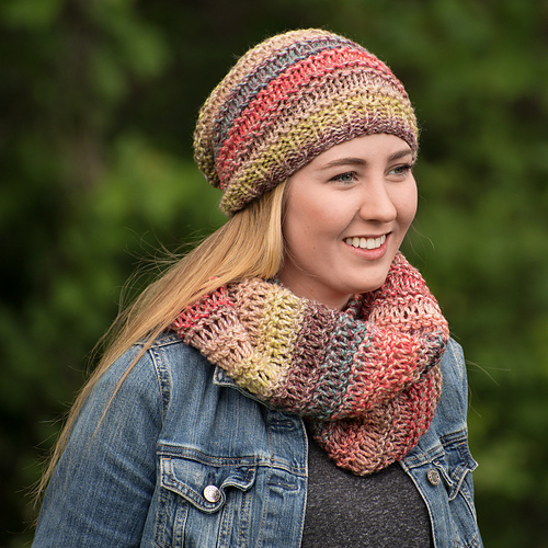 Ravelry: Bridgewater Drop Stitch Hat - Slouchy & Fitted pattern by ...