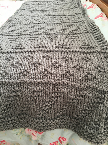 Ravelry: Striped Bed Runner pattern by Knit Sew Make