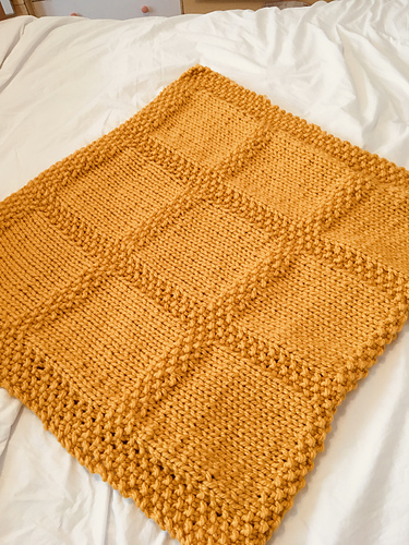 Ravelry: Squared Bed Runner pattern by Knit Sew Make