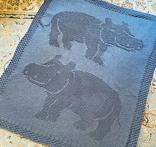 Ravelry: Hippo Blanket pattern by Knit Sew Make