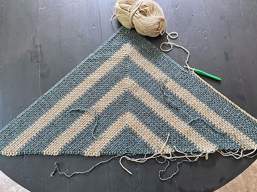 Ravelry: Four Triangles Blanket pattern by Dayna Perry