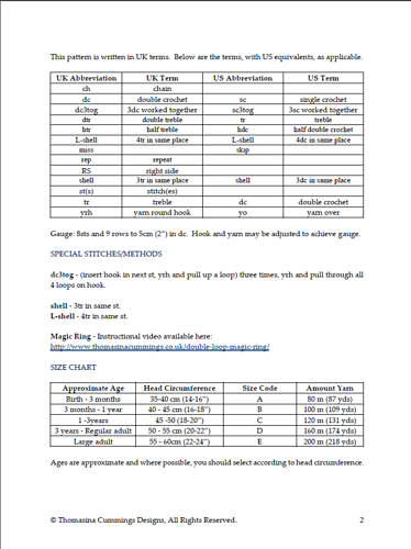 Ravelry: Little Dutch Girl pattern by Thomasina Cummings Designs