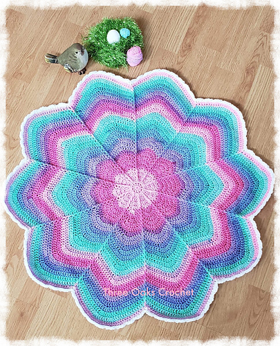 Ravelry: Spoke Flower Blanket pattern by The Crochet Fix