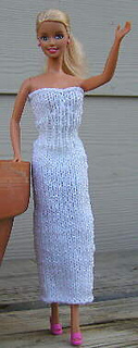 Ravelry: Barbie's Basic Tube Dress pattern by Judy Gibson