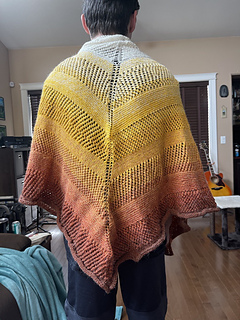 Ravelry: TiaKnitsEarth's Winter Chill Shawl